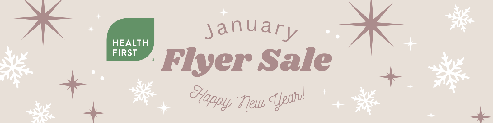 January Flyer Sale